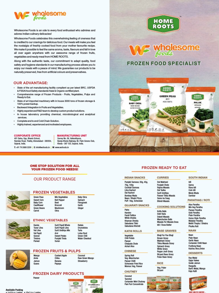 Home Roots Brochure | PDF | Foods | Curry
