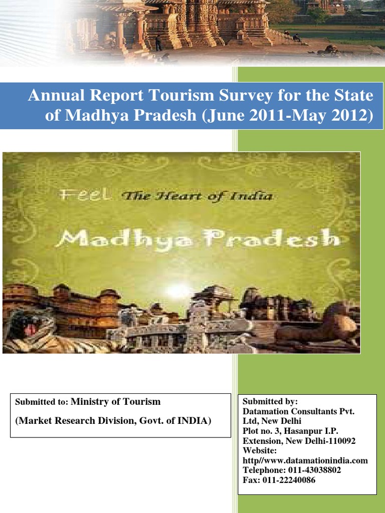 MP Tourism - Annual Report Tourism Survey For The State of M P 2013 ...