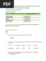 Modular and Online Learning Distance Education Questionnaire | PDF