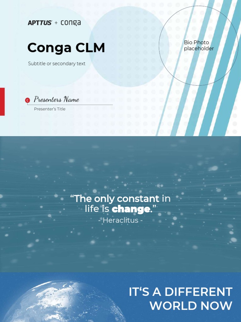 Conga CLM Interim Product Overview Deck | PDF | Enterprise Resource ...