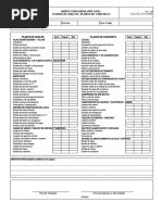 Check List - Fresadora | PDF | Vehículos | Tecnología de vehículos