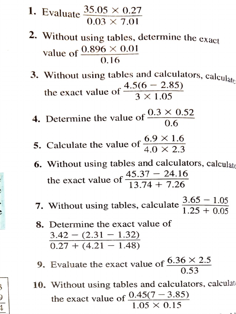 Decimals Question Advance | PDF | Mathematics | Arithmetic