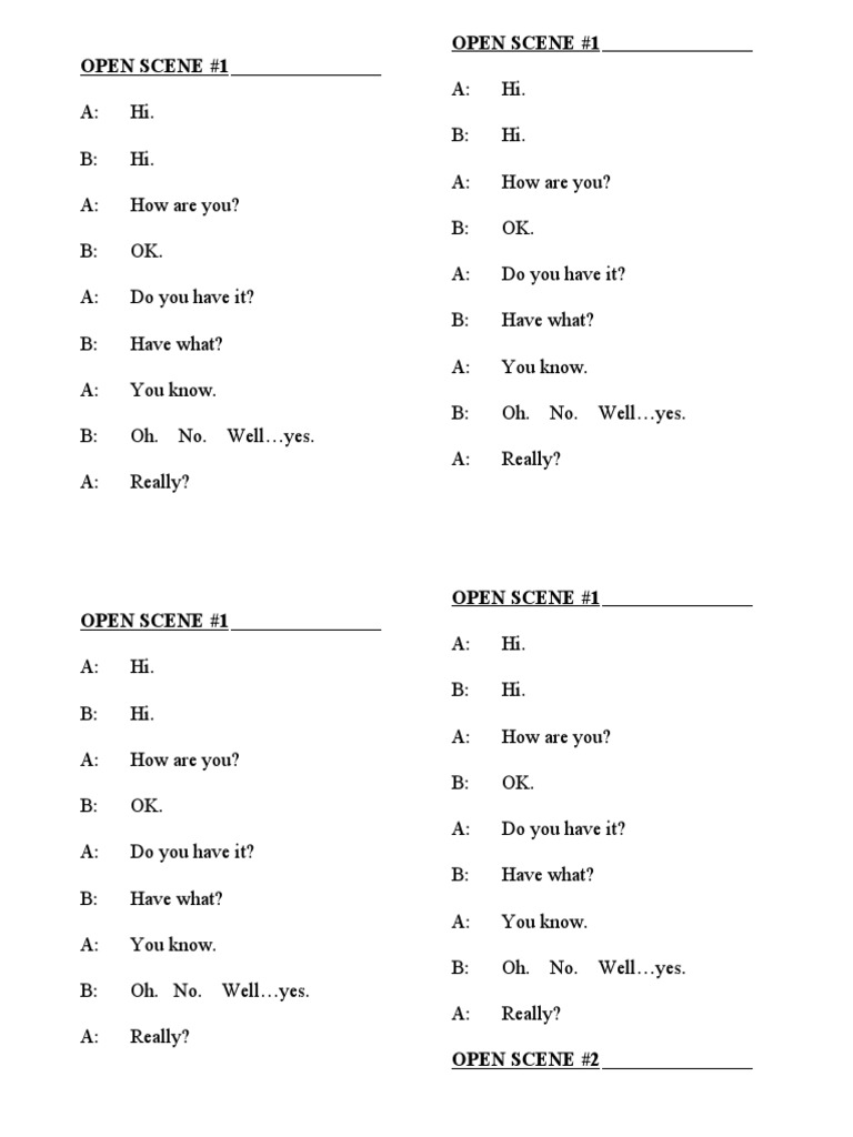 Open Scenes #1,2,3 | PDF