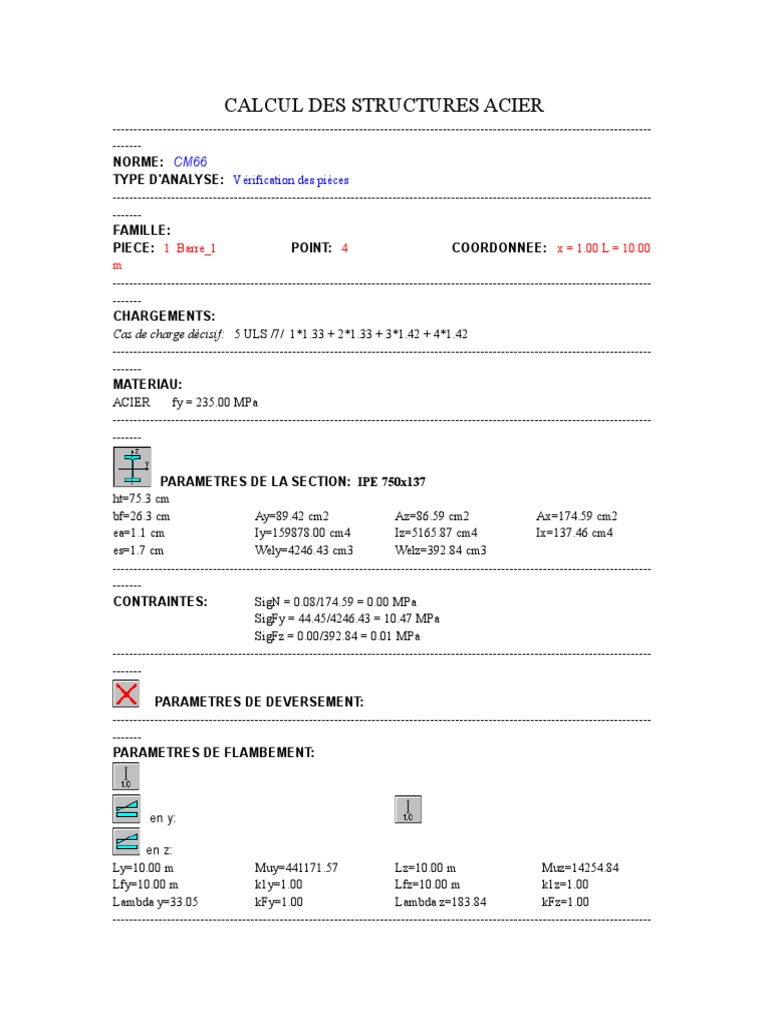 Note de Calcul | PDF