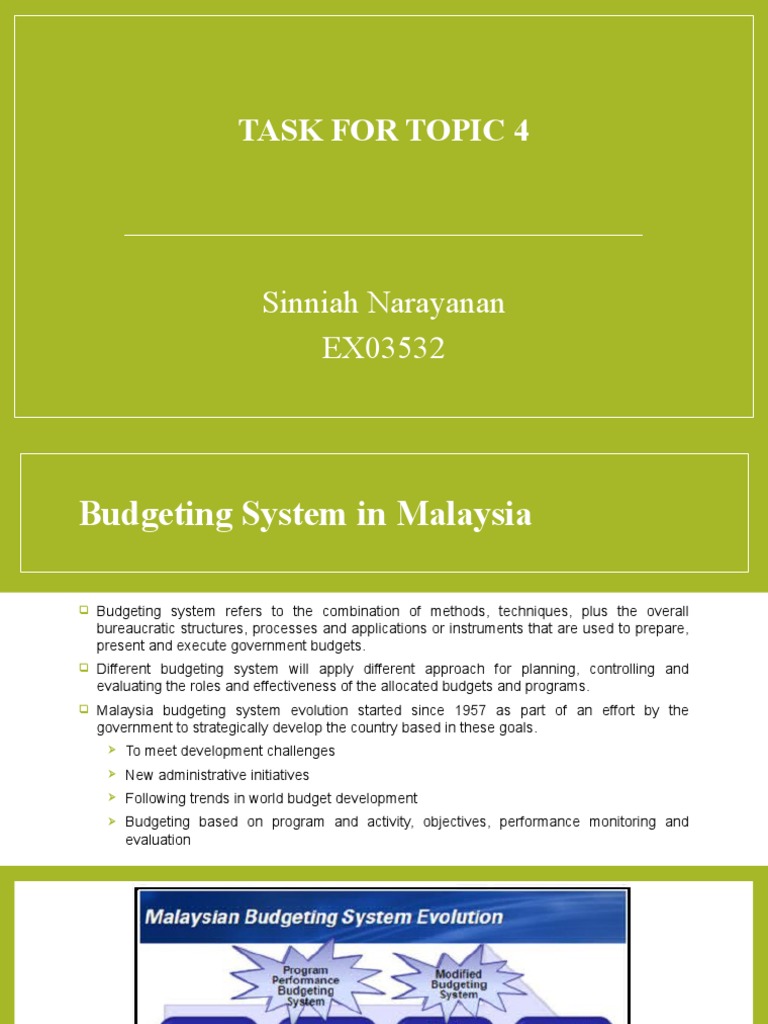 Task For Topic 4: Sinniah Narayanan EX03532 | Descargar gratis PDF ...
