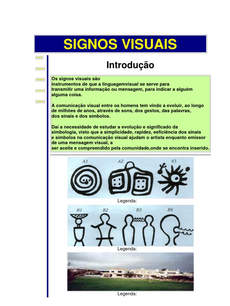 Signos Visuais na Comunicação | PDF | Comunicação | Informação