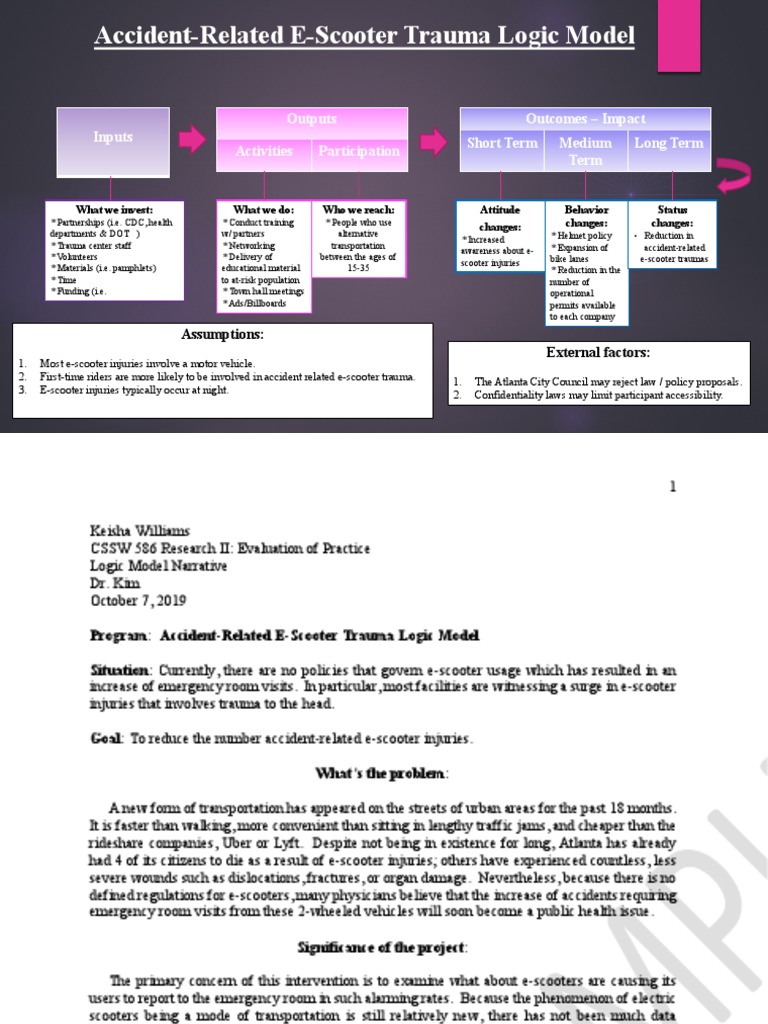 Sample Logic Model Assignment | PDF | Goal | Emergency Department