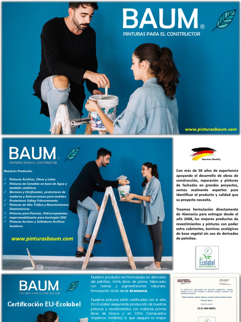 Catalogo Mini BAUM 2021 | PDF | Pintar | Hormigón