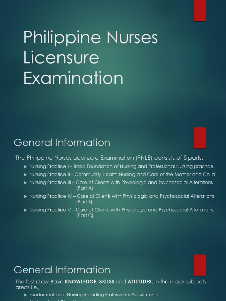 Philippine Nurses Licensure Examination | PDF | Nursing | Test (Assessment)