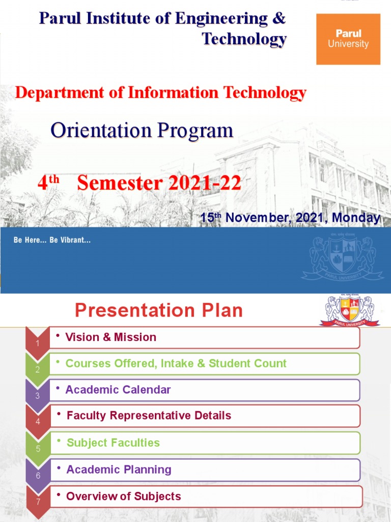 4 Sem Orientation IT | PDF | Test (Assessment) | Engineering