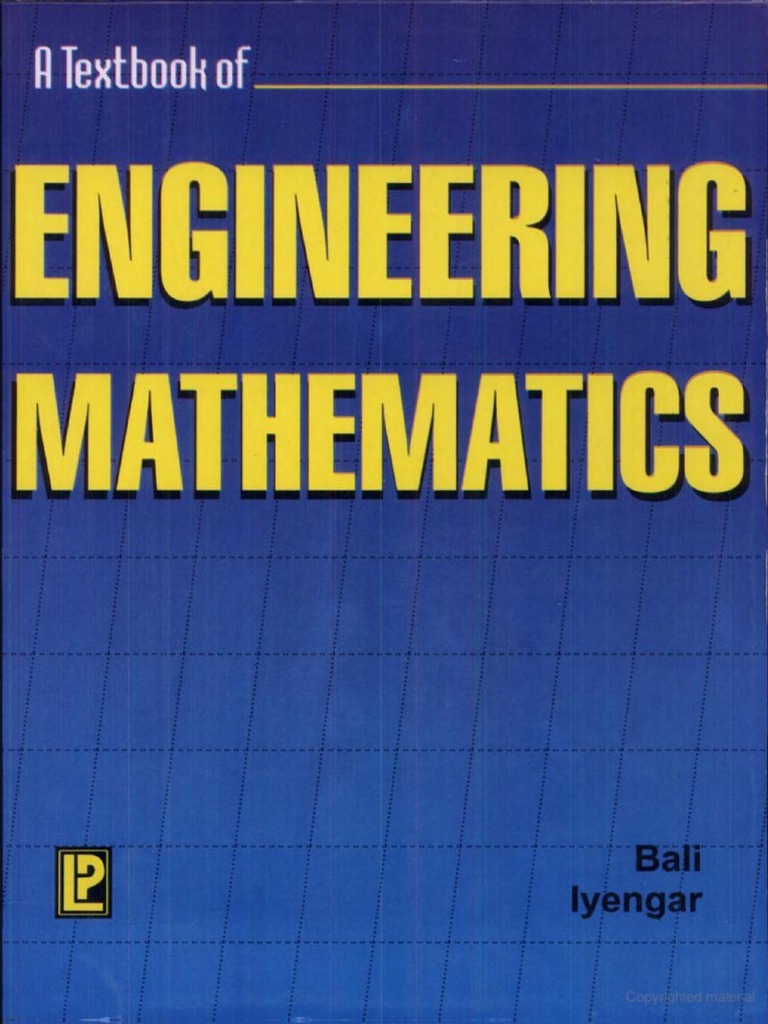 Textbook of Engineering Mathematics Bali & Iyengar | PDF
