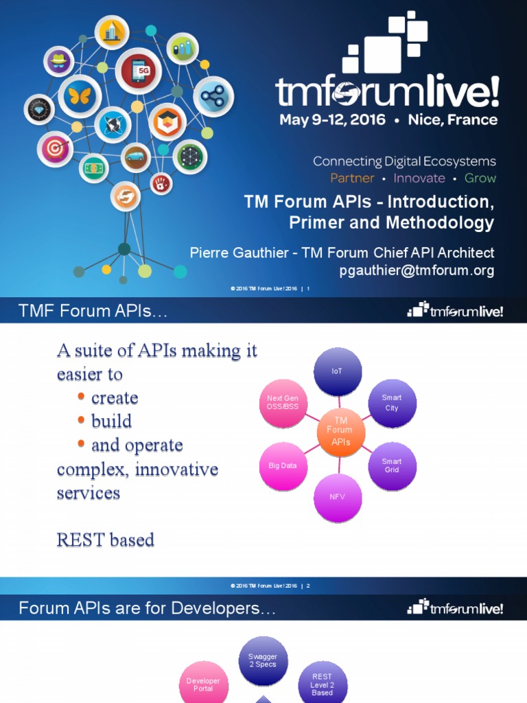 TM Forum Apis - Introduction, Primer and Methodology | PDF | Json ...