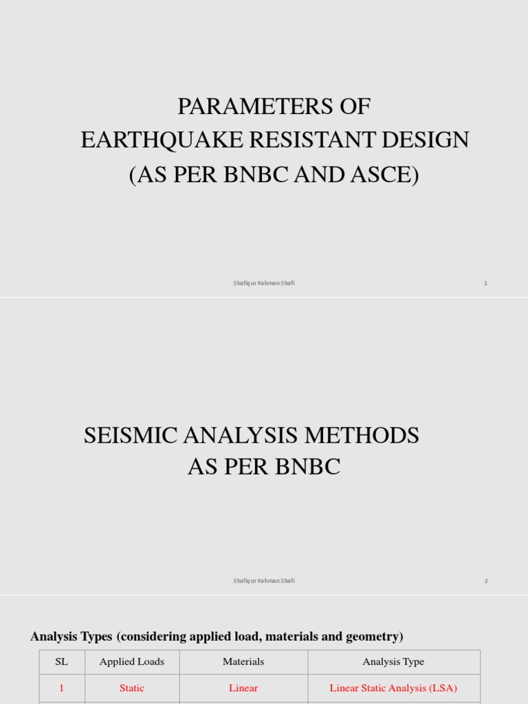 Earthquake BNBC 2020 | PDF | Frequency | Earthquakes