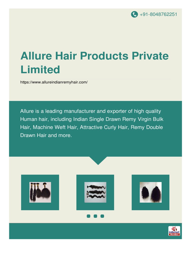 Allure Hair Products Private Limited | PDF | Wig | Clothing