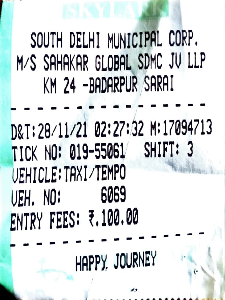 South Delhi Municipal Corp. LLP: KM 24-Badarpur Sarai | PDF | Road ...