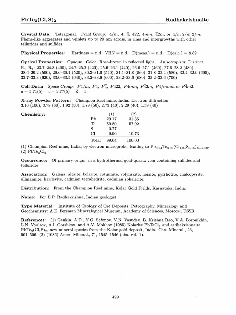Point Group: 41m, 4, 4, 422, 4mm, 42m, or 41m 21m 21m | PDF ...