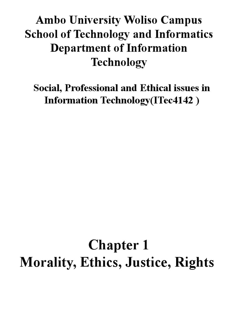 Ambo University Woliso Campus School of Technology and Informatics Department of Information ...