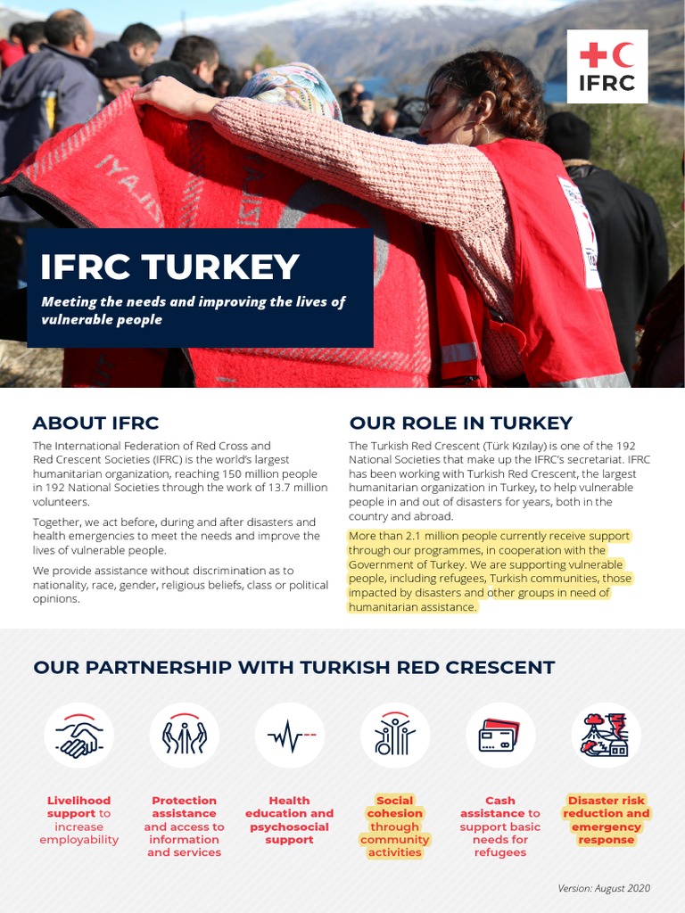 About Ifrc Our Role in Turkey | PDF | International Federation Of Red ...