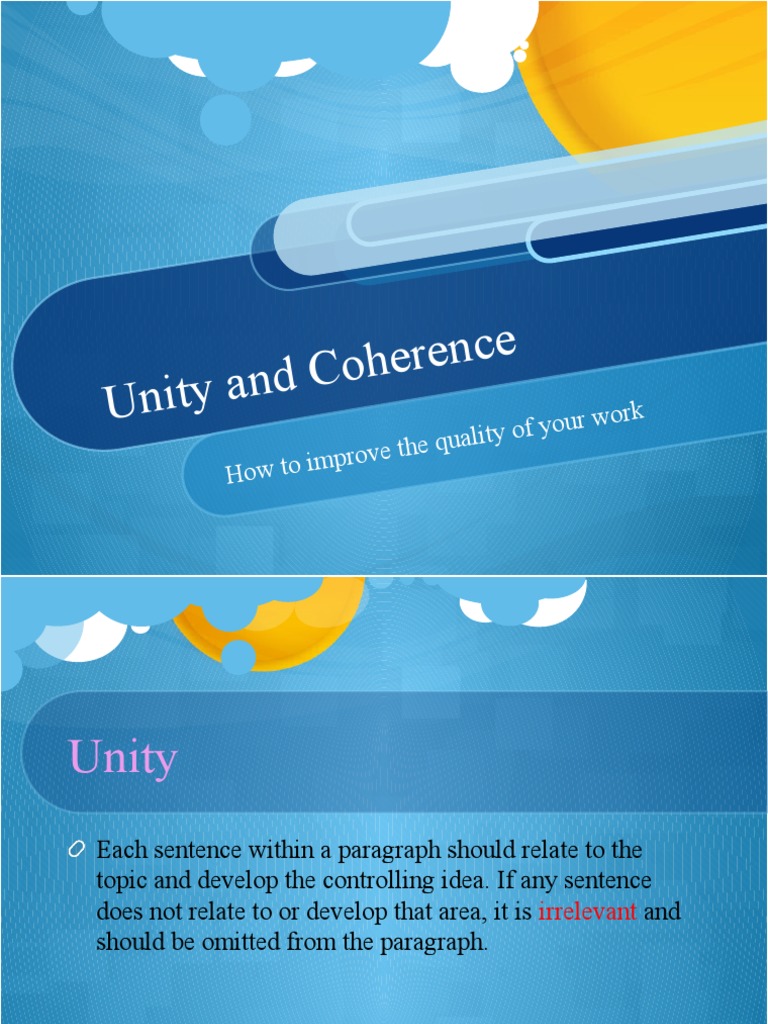 Unity and Coherence (NEW) | PDF | Gabriel García Márquez | Retirement