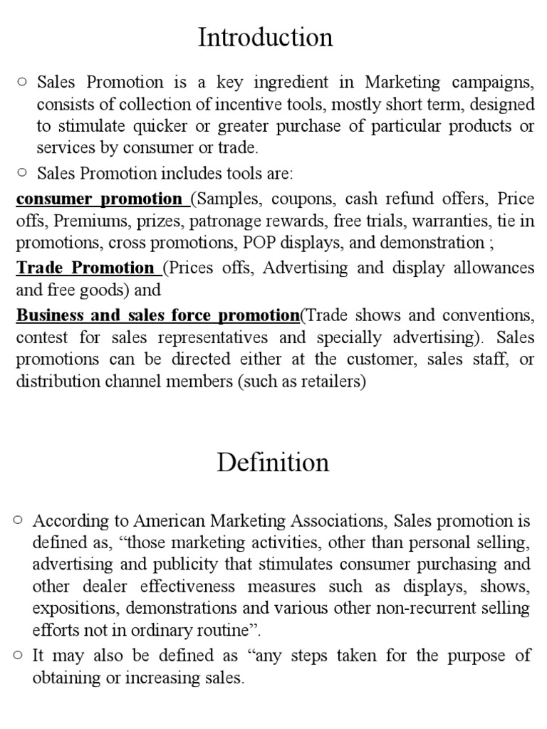 Consumer Promotion (Samples, Coupons, Cash Refund Offers, Price | PDF ...