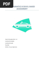 Sba Sample - Csec Math | PDF | Questionnaire | Chart