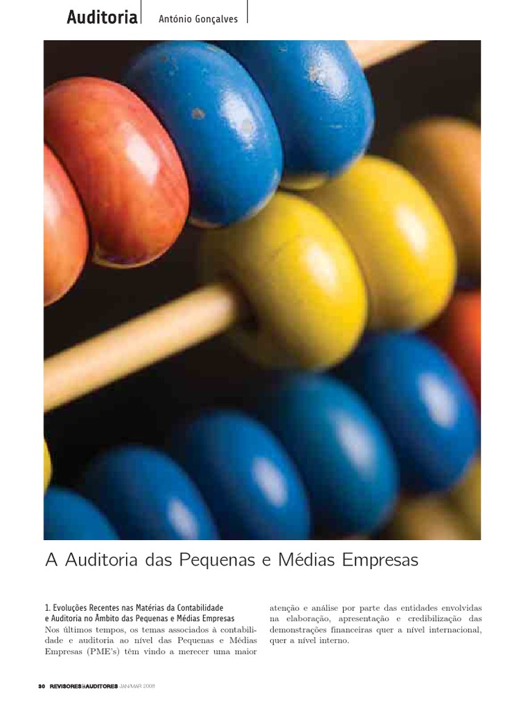 Auditoria Pmes | PDF | Contabilidade | Planejamento