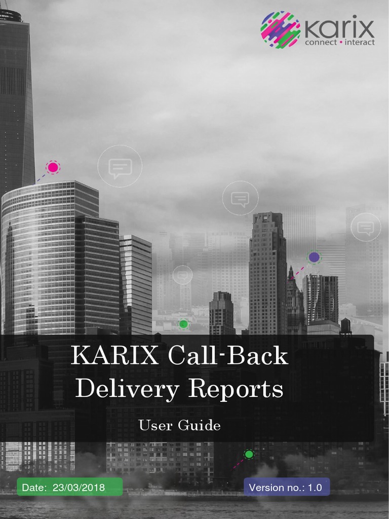 Karix SMS Call-Back Delivery Reports - User Guide | PDF | Hypertext ...