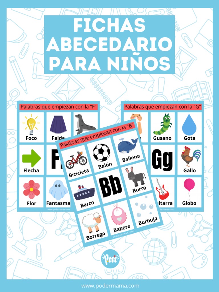 Fichas Abecedario para Niños Imprimible | PDF