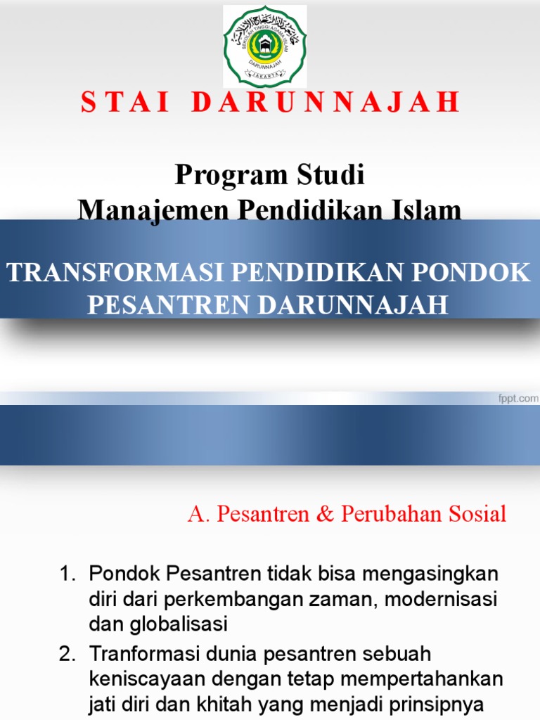 Transformasi Pendidikan Pesantren | PDF | Karier & Perkembangan