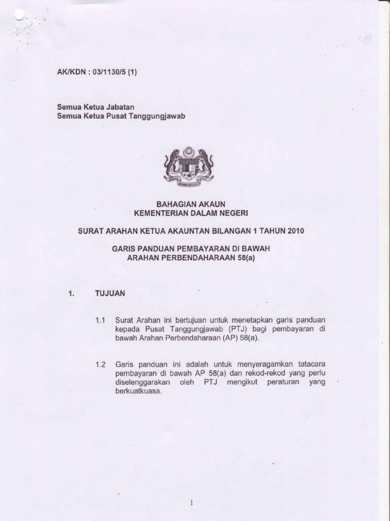 Garis Panduan AP58 (A) | PDF