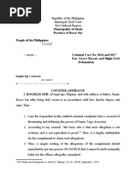 Sample Complaint Affidavit Oral Defamation | PDF | Defamation | Common Law