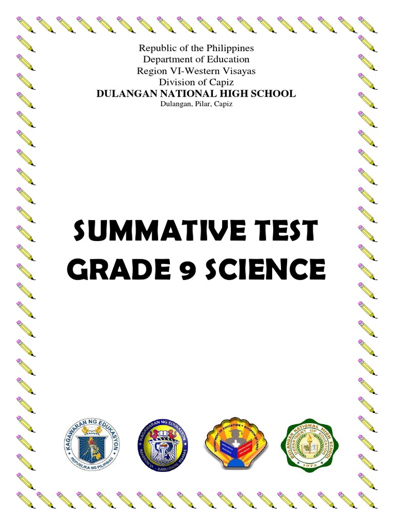 Summative Test G9 Science | PDF | Dominance (Genetics) | Photosynthesis