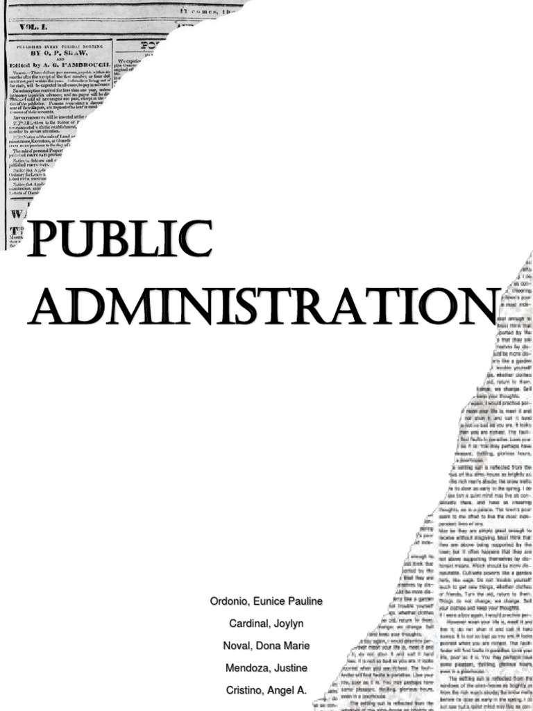 Public Administration | PDF | Political Corruption | Corruption