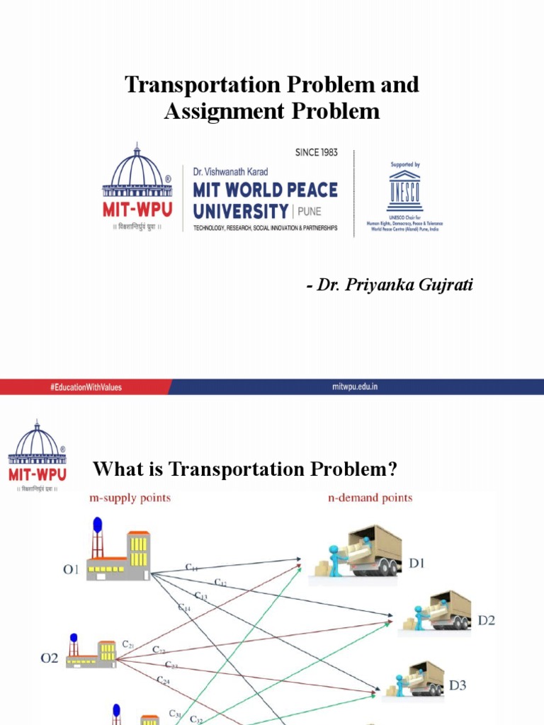Transportation Problem and Assignment Problem | PDF | Mathematics | Computational Science