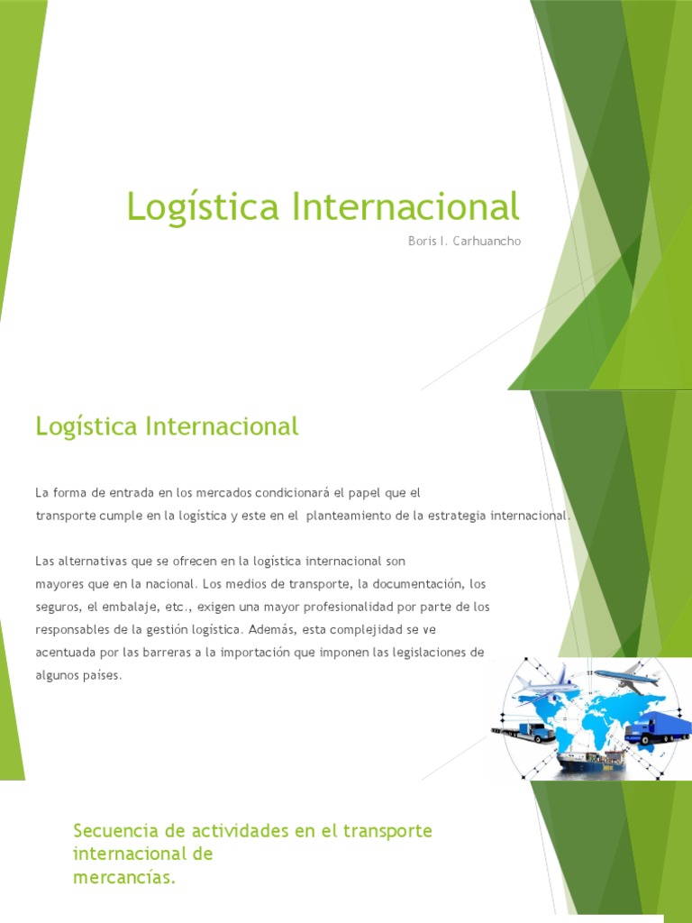 Clase Semana 4 Identificación Ope - Log. Internacional | PDF ...