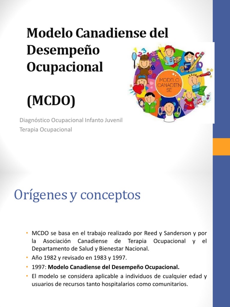 Modelo Canadiense | PDF | Terapia ocupacional | Evaluación