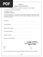Medical Fitness Certificate Template | PDF
