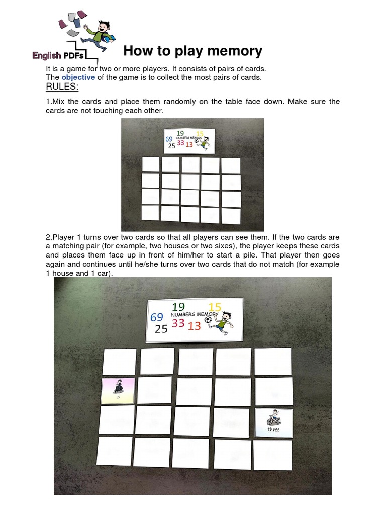 Past Participle Memory 7jdeq4 | PDF