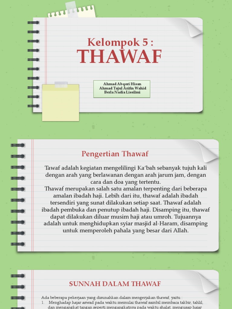 Macam-Macam Thawaf dan Nadzar | PDF