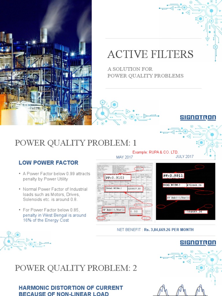 Active Filters for Power Quality Solutions | PDF | Electrical ...