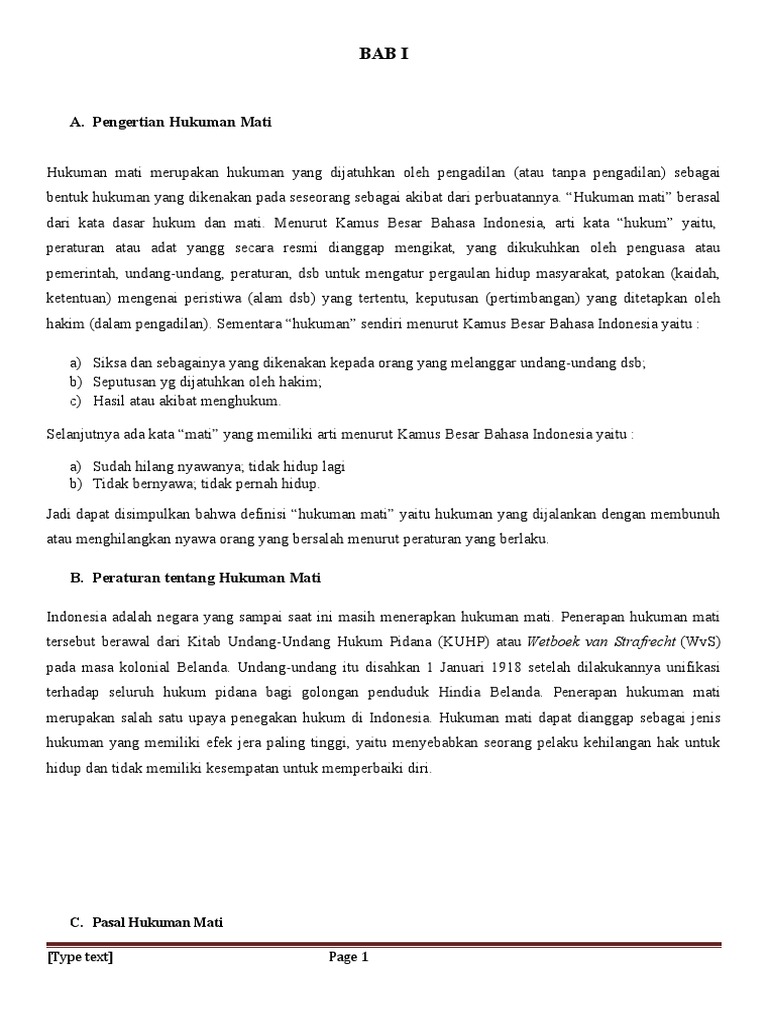 Definisi dan Kontroversi Hukuman Mati | PDF | Politik