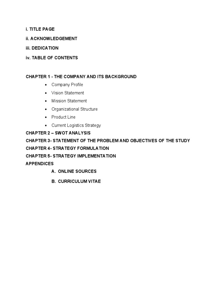 Company Profile Vision Statement Mission Statement Organizational ...