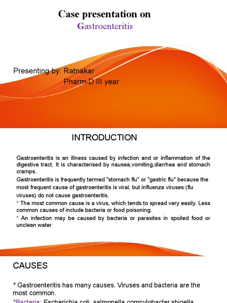 Case Study of Acute Gastroenteritis | PDF | Medical Specialties ...