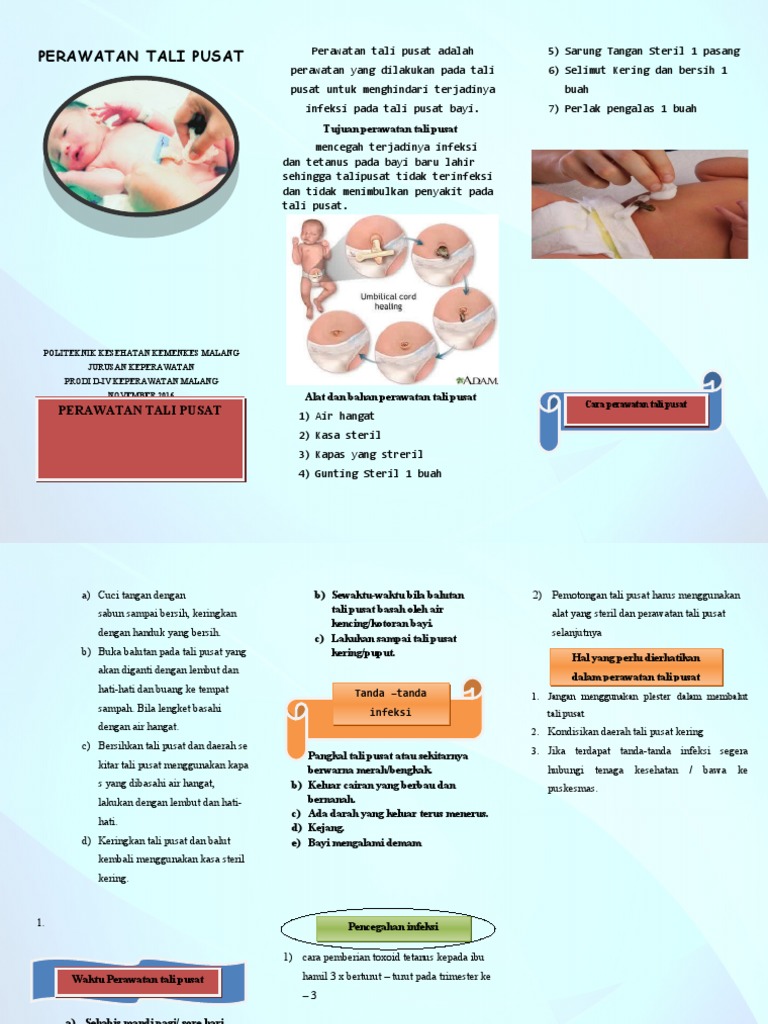 Leaflet Perawatan Tali Pusat | PDF