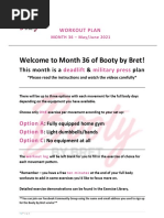 Welcome To Month 22 of Booty by Bret!: This Month Is A Plan | PDF ...