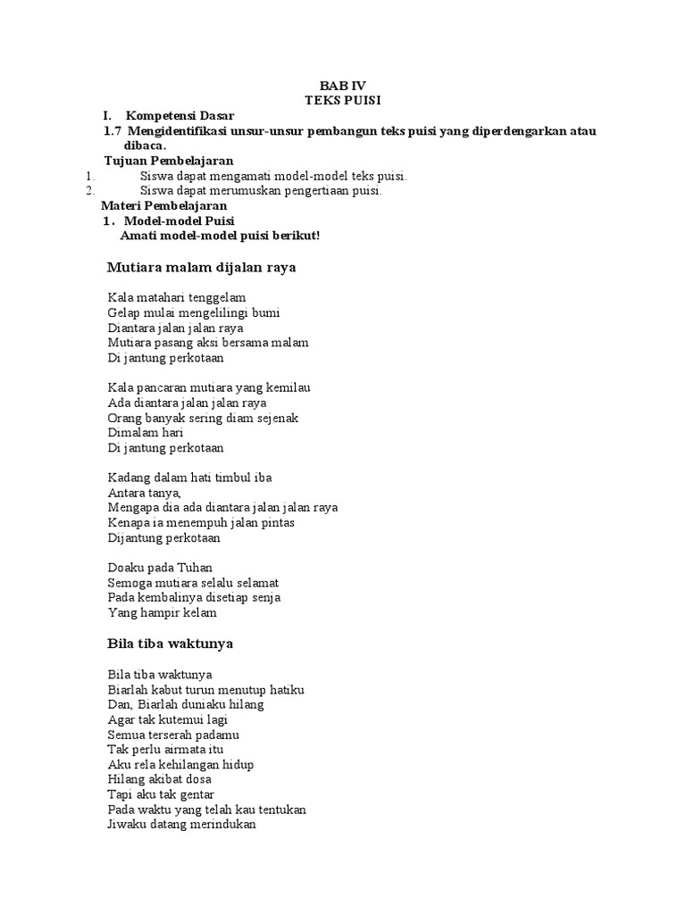Matdar Puisi 1 | PDF | Puisi