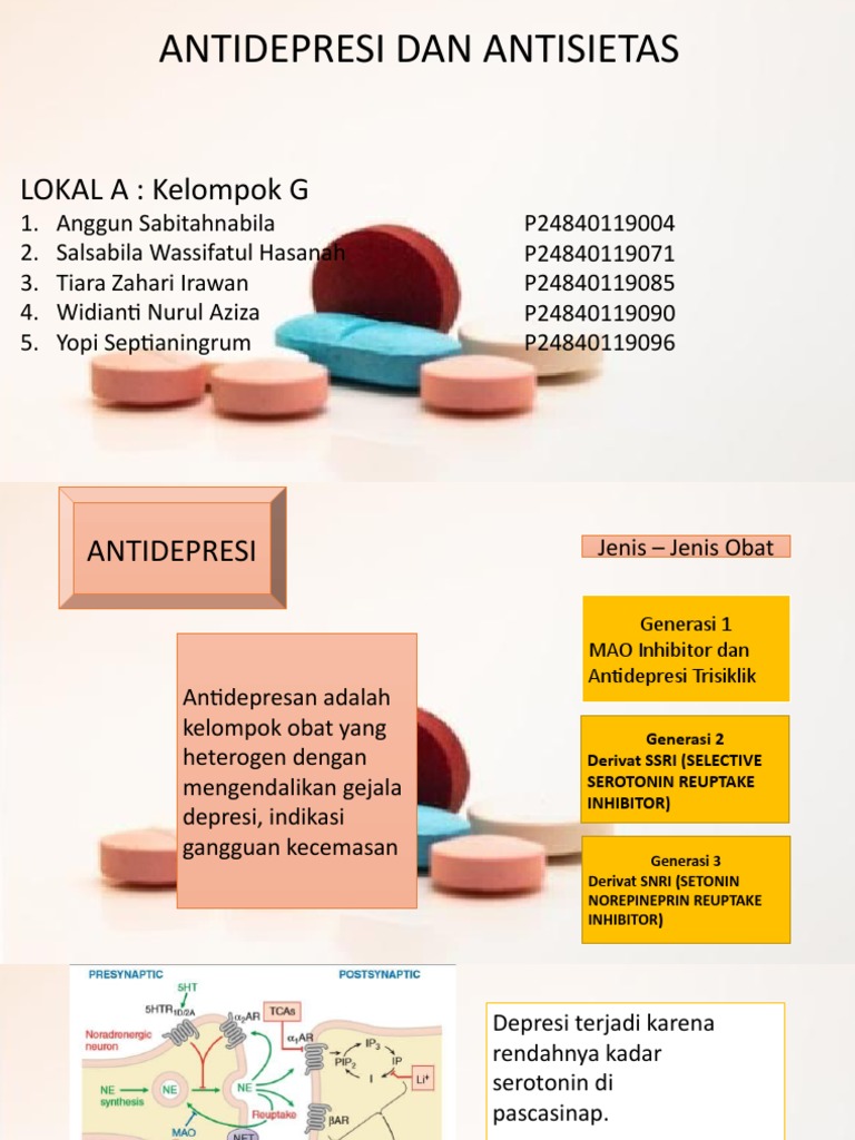 Contoh Obat Antidepresan SSRI | PDF