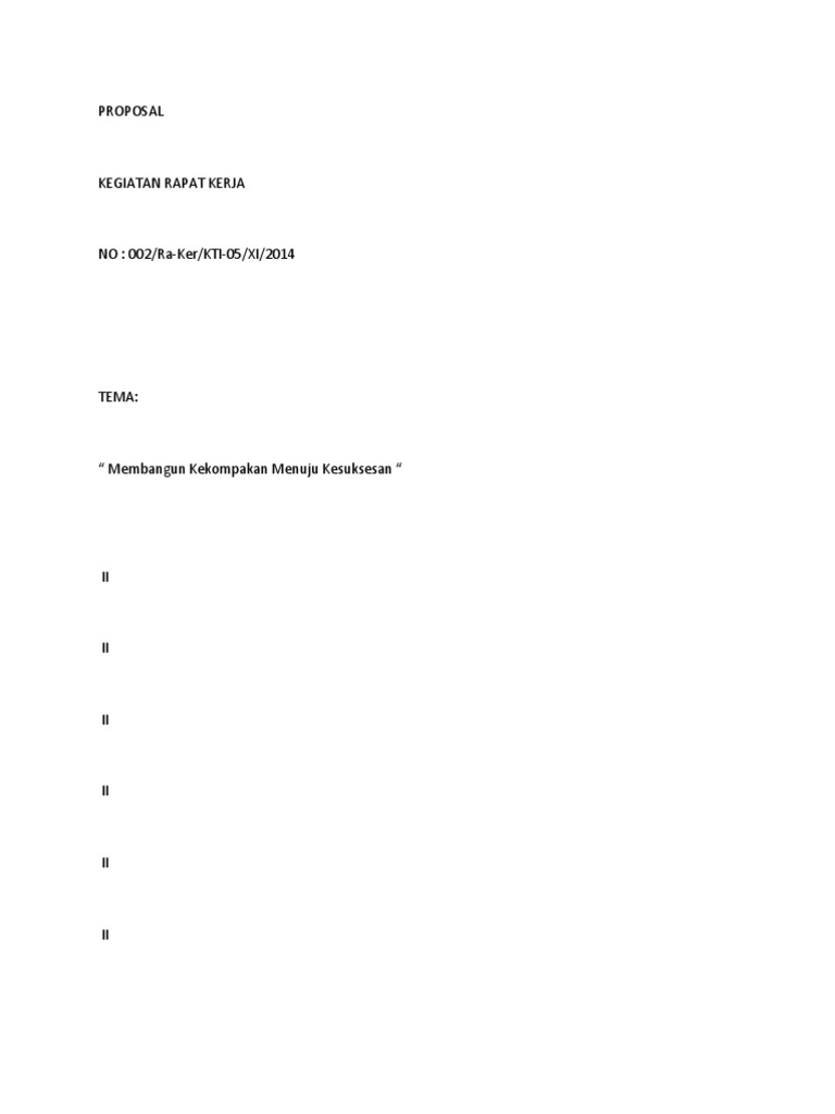 Proposal Raker - Wps Office | PDF