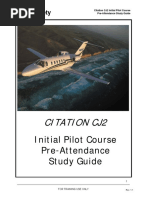 Working Title Citation CJ4: Quick Reference Checklist | PDF | Landing ...