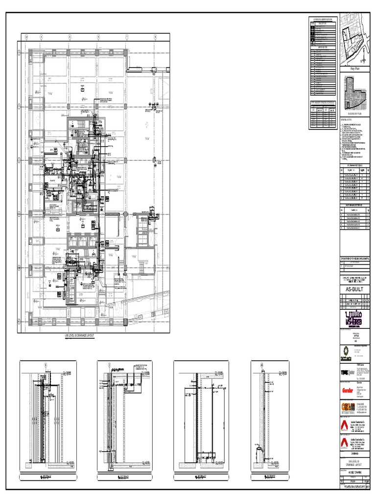 Key Plan: U06 Level 00 Drainage Layout | PDF | Pipe (Fluid Conveyance ...